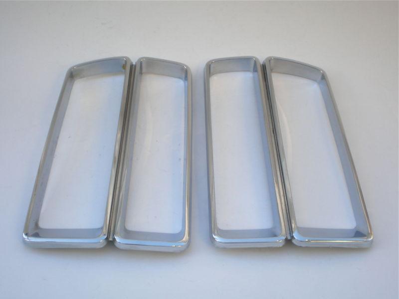 Purchase DATSUN 260Z 280Z Tail Light Chrome Trim Bezels (OEM) in ...