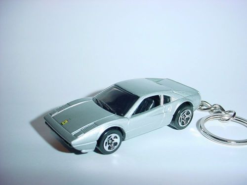Purchase NEW 3D SILVER FERRARI 308 CUSTOM KEYCHAIN keyring key racing ...