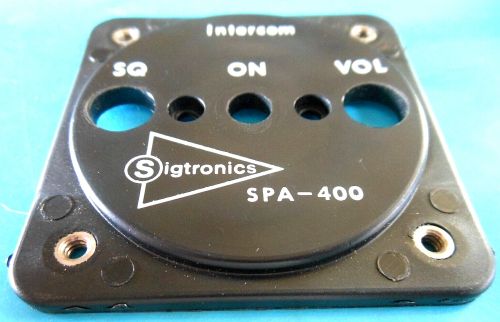 Purchase Sigtronics SPA-400 & SPA-600 Intercom Round Faceplate Fits 2-1 ...