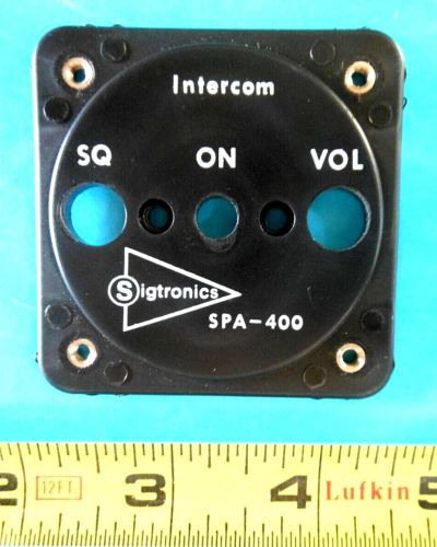 Purchase Sigtronics SPA-400 & SPA-600 Intercom Round Faceplate Fits 2-1 ...