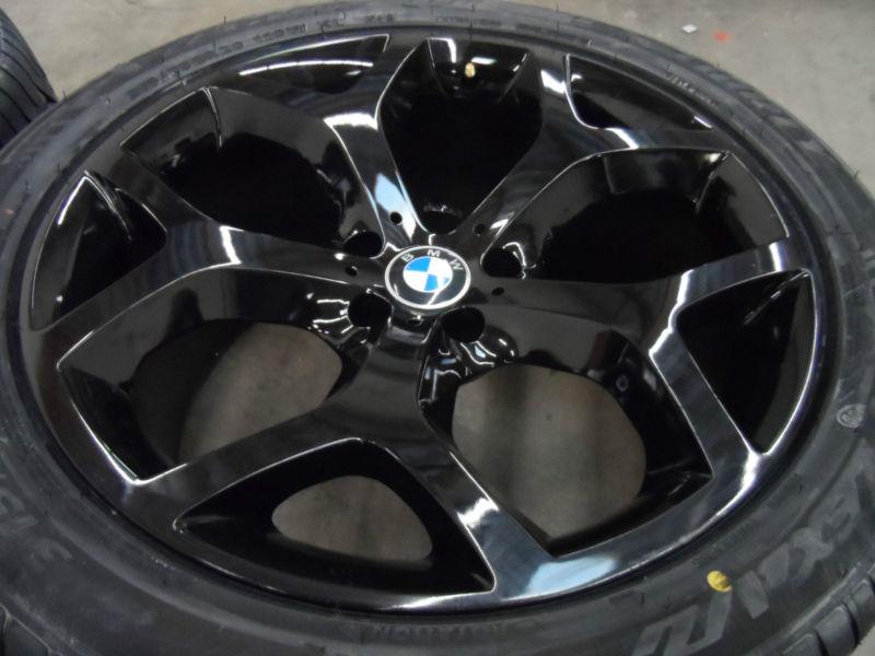 Purchase 20" BMW X5 X6 Y Spoke 214 Style RARE Gloss Black Wheels w/ New ...