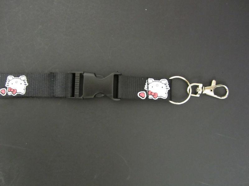 Purchase HELLO KITTY BLACK Lanyard Neck Cell Phone Key Chain Strap ...