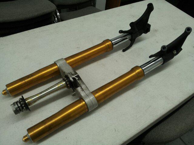 Purchase OEM 07 08 Yamaha R1 Front Forks Tube Shocks Suspension Lower ...