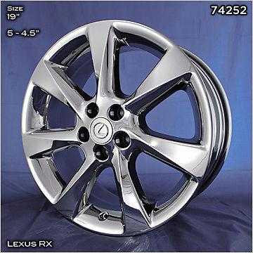 Purchase 19" LEXUS RX350 OEM PVD CHROME WHEELS - NO EXCHANGE in West ...