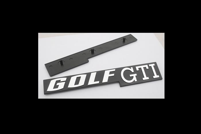 Purchase VW MK1 Golf GTI Rear Trunk Emblem Badge Silver Letter 1.8 1.6 ...