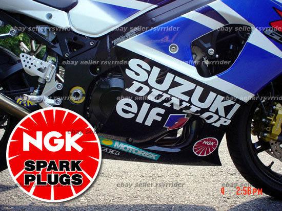 Purchase NGK spark plug decal sticker for car or motorcycle in Kingston ...