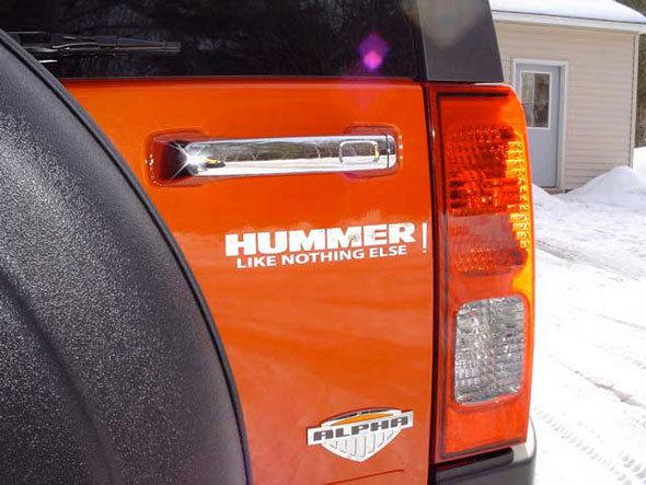 Buy Hummer H3 Like Nothing Else Chrome Decal in Winterport, Maine, US ...