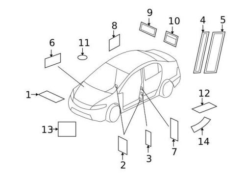 Buy Genuine 2010-2016 Honda Ac Label 80050-SJA-H00 in Irving, Texas ...
