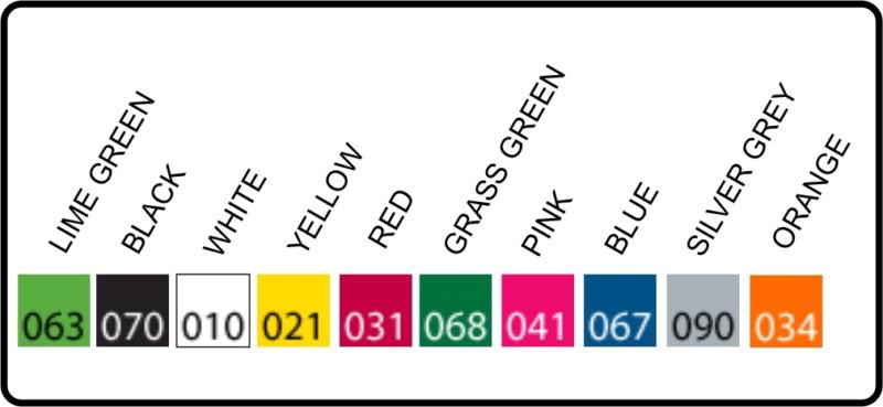 Buy Static Cling White Reusable Racing Numbers 10" x 14" (PAIR) SCCA ...