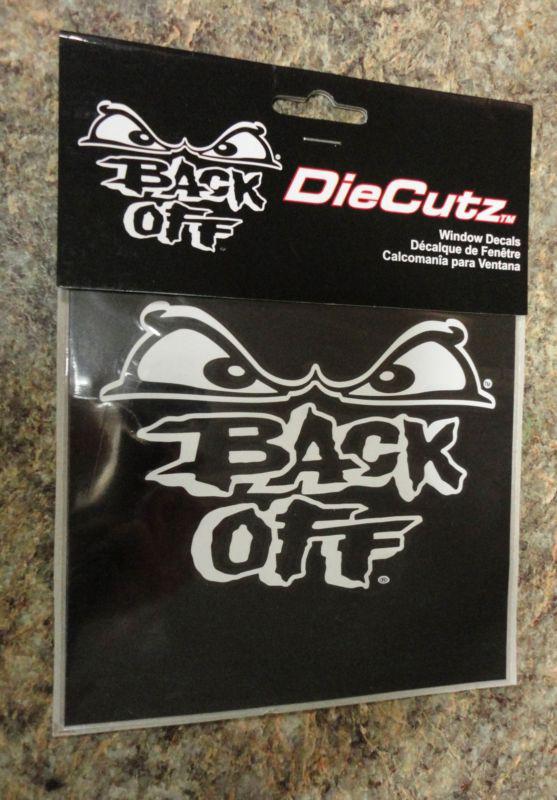 Buy Chroma Back Off Diecuts Decal sticker 6 x 8 Free shipping in ...