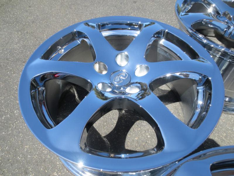 Find 17" INFINITI G35 FACTORY OEM CHROME WHEELS I30 I35 J30 Q45 MAXIMA ...