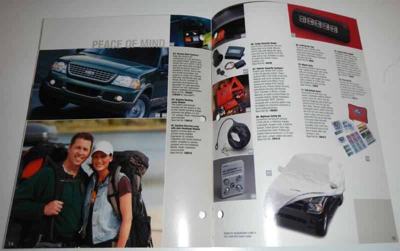 Find 2005 FORD EXPLORER ACCESSORIES BROCHURE in Clawson, Michigan, US ...