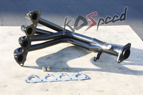 Find TUBULAR RACING EXHAUST MANIFOLDS HEADER 94-01 INTEGRA GSR/TYPE-R DC2 B18C5 BLACK in Rowland ...