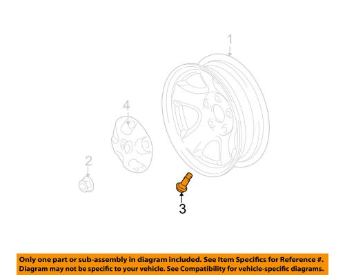 Find CHRYSLER OEM-Wheel Valve Stem 2073355 in Kissimmee, Florida ...