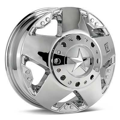Find 17" X 6" XD ROCKSTAR XD775 DUALLY CHROME WHEELS 17 INCH RIMS 111MM ...
