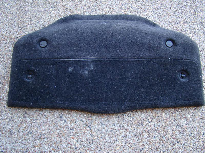 Find PORSCHE OEM EQUIPMENT 986 BOXSTER BLACK CARPET ENGINE LID COVER ...