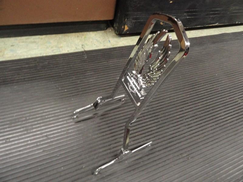 Find FLH "NEW" 1977-84 CHROME SISSY BAR W/ HARLEY WING INSERT in ...