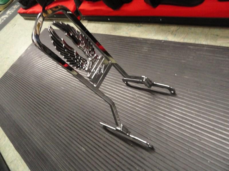 Find FLH "NEW" 1977-84 CHROME SISSY BAR W/ HARLEY WING INSERT in ...