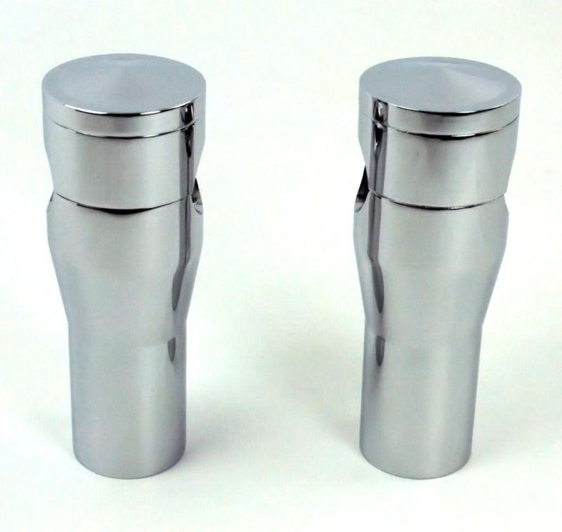 Sell DNA CHROME 4" HIDDEN BOLT HANDLEBAR RISERS HARLEY SPRINGER BOBBER ...