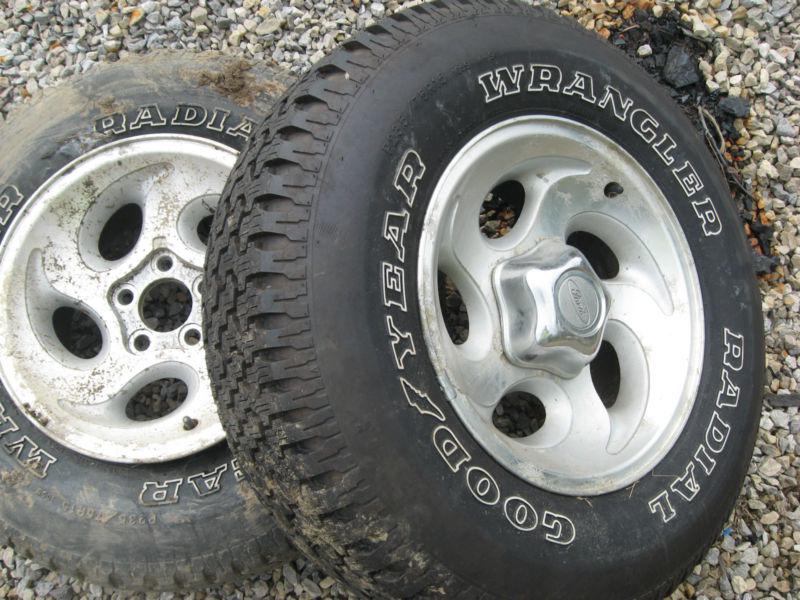 Sell FORD RIMS & GOODYEAR TIRES,(.LOOK) ONE NEW TIRE in Junction City ...