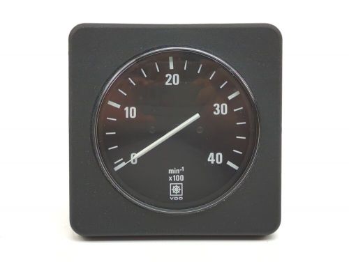 Sell VDO 430 007 Blue Line Boat Marine 3-3/8” (85mm) 4000 RPM 12/24V ...