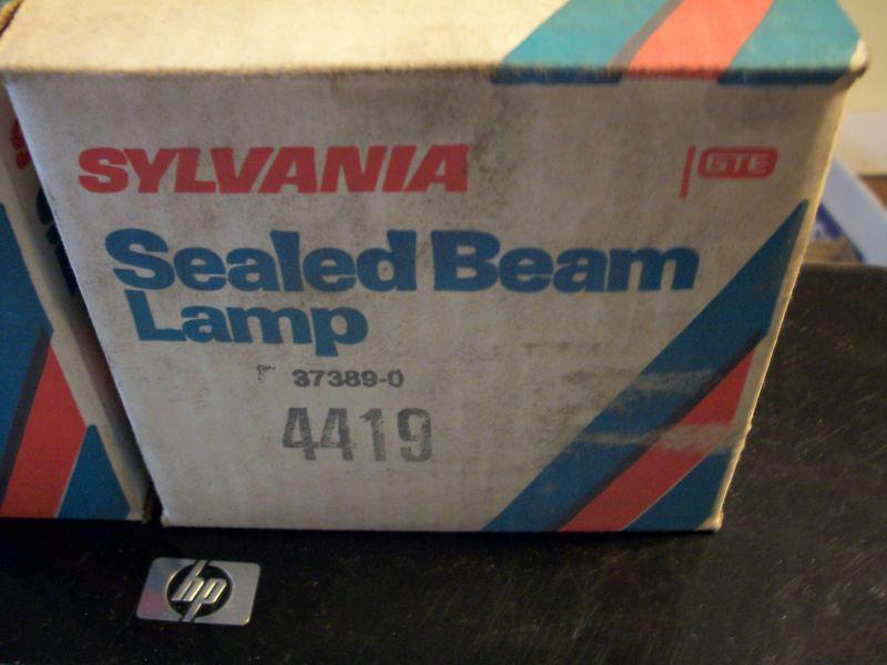 Sell ONE PAIR SYLVANIA 4419 HEAD LIGHTS SEALED BEAM LAMP 12V #4419 FREE ...