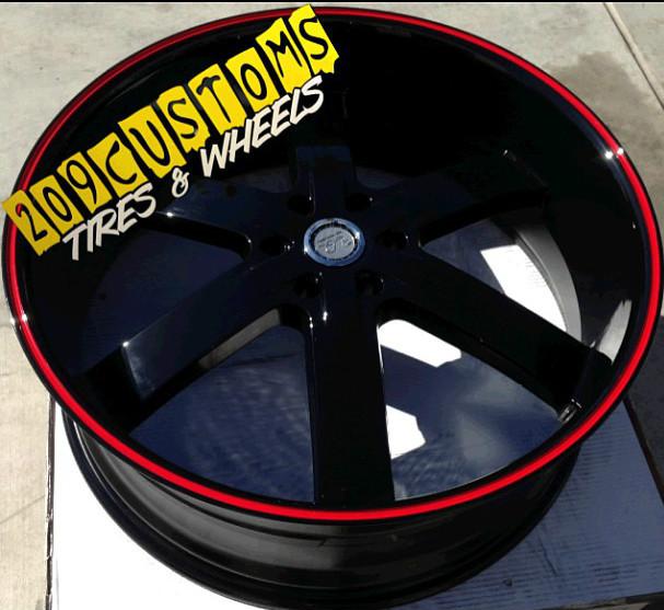 Sell (4) 26" INCH RIMS WHEELS TIRES U2 55 ESCALADE 2007 2008 2009 2010 ...