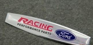 Purchase G251 FORD RACING PERFORMANCE SILVER EMBLEM DECAL BADGE STICKER ...