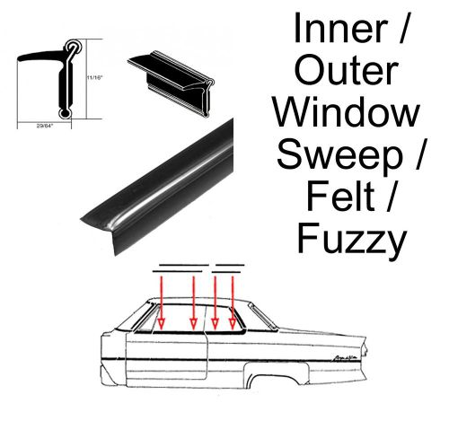 Purchase Universal Window Sweep / Fuzzy / Felt - Inner or Outer - 11/16 ...