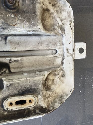 Purchase 1980s Norton Interpol 2 Tank in White - Dented but Very Solid ...