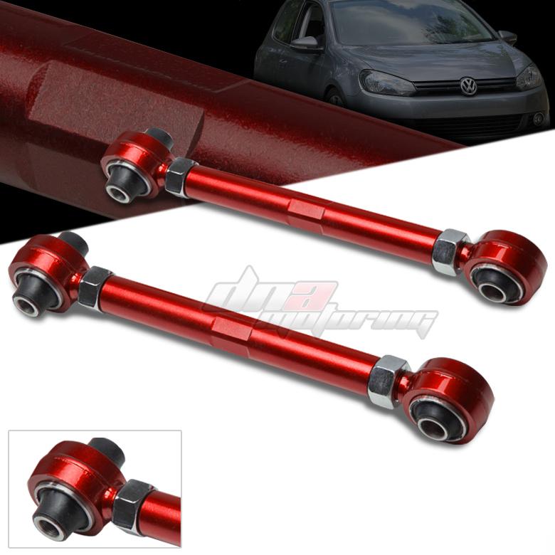 Purchase 03-12 VW GOLF/GTI MK5/6 RED ADJUSTABLE REAR TOE CONTROL ARM ...
