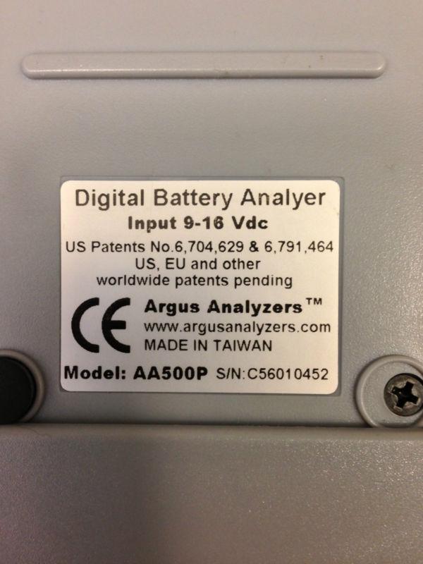 Purchase Argus Analyzers AA500P with Printer, Needs Refurbished or use ...