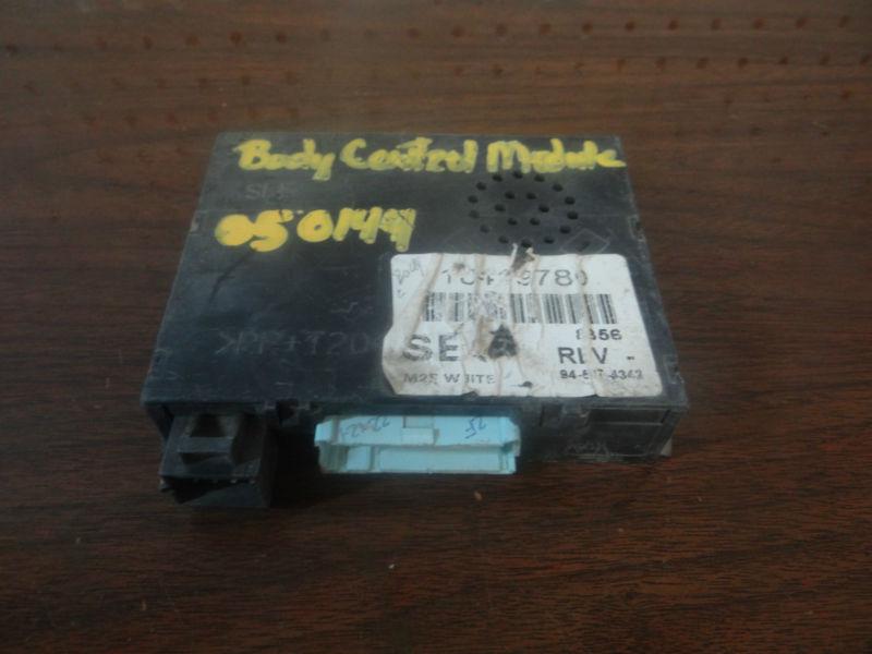 Purchase (BB2075) 96 97 98 PONTIAC BONNEVILLE BODY CONTROL MODULE ...