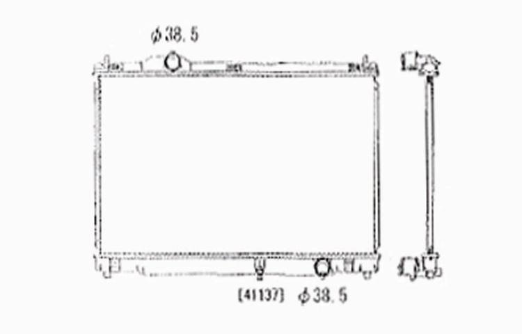 Purchase Replacement Radiator 06-08 Lexus GS300 GS350 Automatic 3.0L 3 ...