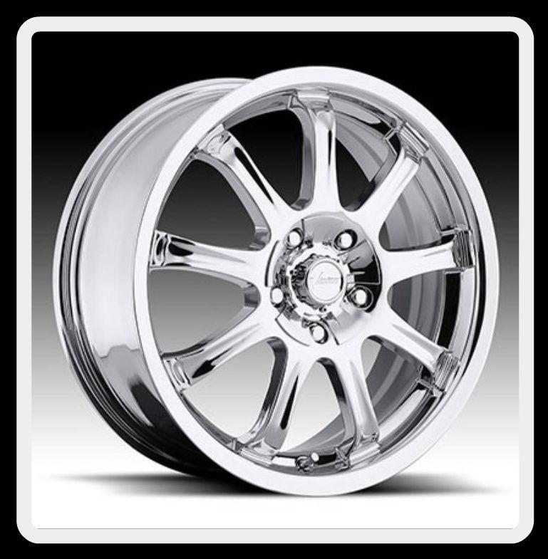 Purchase 16" VISION 424 5X120 BMW TL RL S10 JIMMY PONTIAC CHROME WHEELS ...
