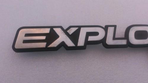 Purchase READY TO INSTALL FORD EXPLORER EMBLEM NAMEPLATE BADGE LOGO in ...