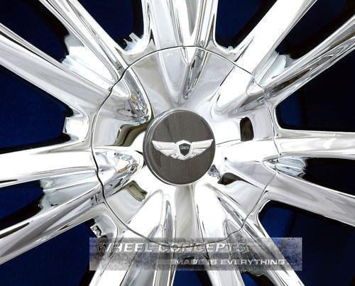 Purchase HYUNDAI GENESIS 18" CHROME WHEEL EXCHANGE W/ MOBIS CAP! in ...