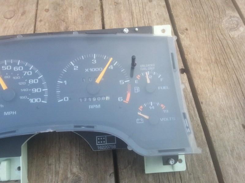 Purchase 1997 S10 S15 GMC Jimmy 2Dr 4X4 4.3L Speedometer Gauge Cluster ...