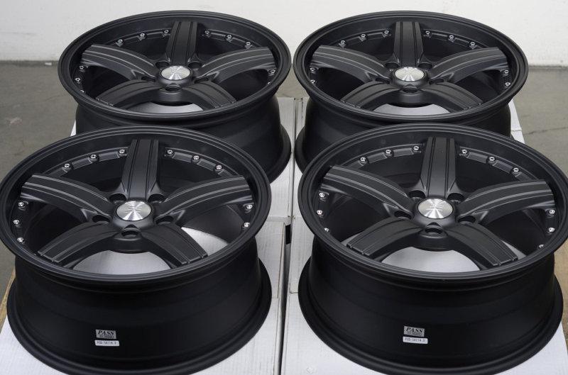 Buy 17 5x114.3 Matte Black Rims Camry Civic Accord Lexus Avenger ...
