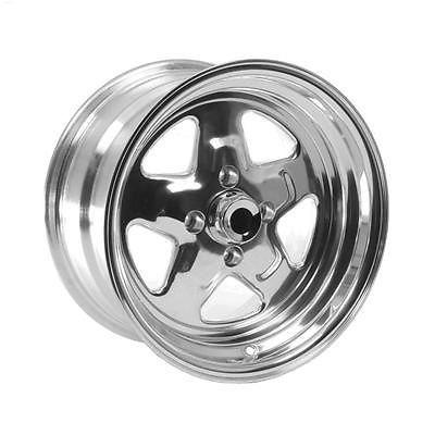 Buy Summit Racing Fast-Five Polished Wheel 15"x8" 4x4.25" BC Set of 4 ...