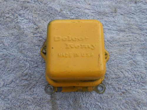 Buy VINTAGE ORIGINAL "DELCO REMY 1119 511 12V N 46" VOLTAGE REGULATOR ...