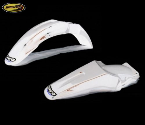 Buy Restyle White Fender Plastic Kit Fits Kawasaki Kx80 Kx85 Kx100 Kx ...