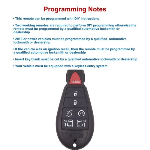 Buy 2 For 2009 2010 2011 2012 2013 2014 Volkswagen Routan Key Fob ...