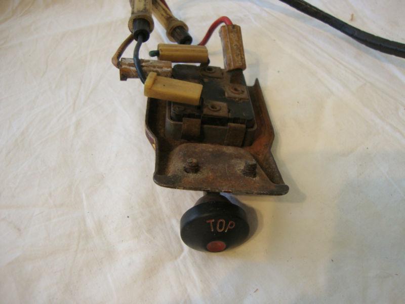 Buy Used Original Corvette Power Top Switch (Under Dash) 1956-1957 in ...