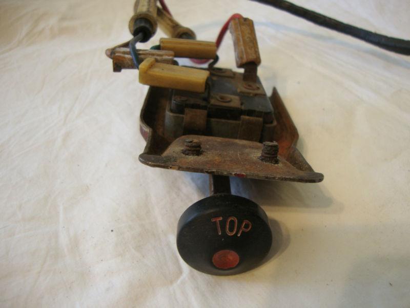 Buy Used Original Corvette Power Top Switch (Under Dash) 1956-1957 in ...