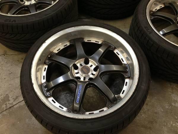 Buy VOLK RACING by Rays Engineering 19 Inch Wheels + Tires SET Nissan ...