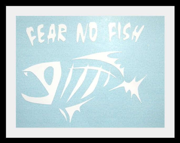 Buy FEAR NO FISH 3M VINYL DECAL STICKER GRAPHIC in Boise, Idaho, US ...