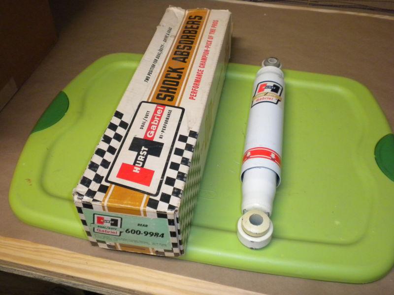 Purchase NOS Vintage Hurst Rear Shocks Dual-Setting Mopar Hemi Cuda GTX ...
