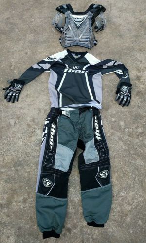 Purchase THOR Racing PHASE 2.0 MENS 26 Black Gray Motocross Riding ...