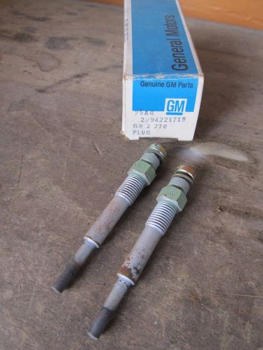 Purchase NOS GM Diesel Glow Plug PAIR Holden Jackaroo Rodeo Isuzu ELF ...
